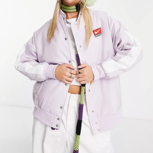 Nike | Jackets & Coats | New Nike Sportswear Team Bomber Jacket Size ...